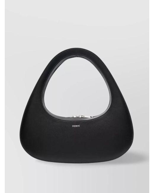 Coperni Curved Triangular Bag With Zip Handle in Black | Lyst UK