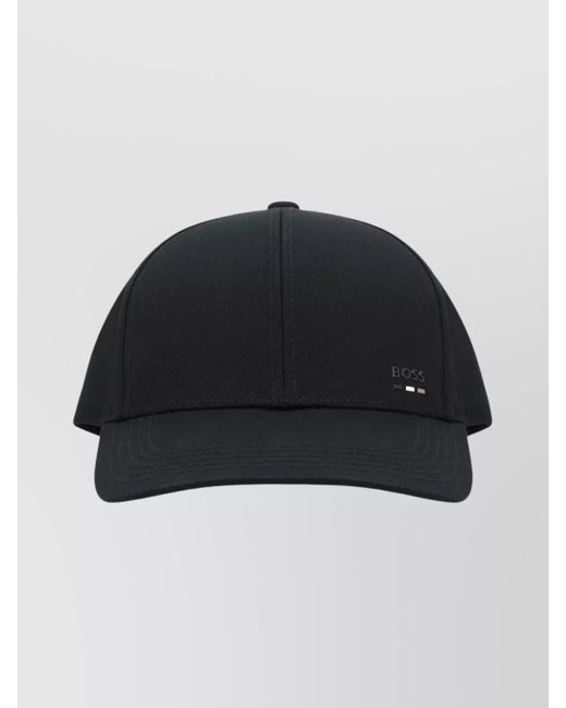 BOSS Adjustable Baseball Cap Logo Design in Black for Men | Lyst UK