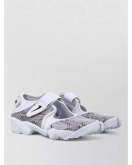 Nike Rift Sneaker Split Toe Leather Snakeskin in White | Lyst UK