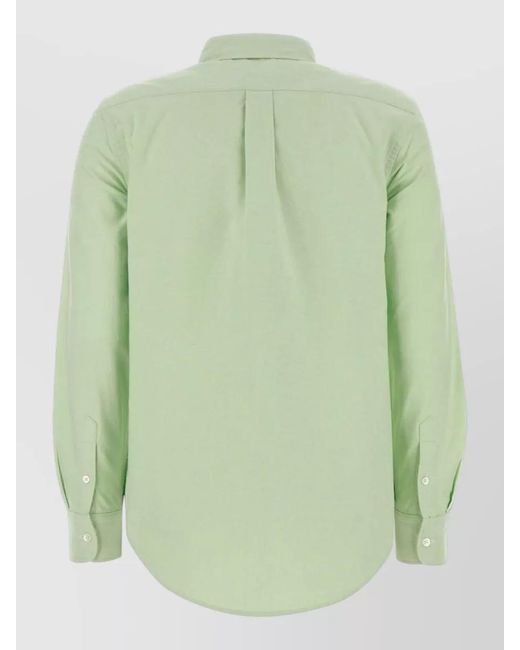 Polo Ralph Lauren Oxford Shirt Button Cuffs Down Collar in Green for ...
