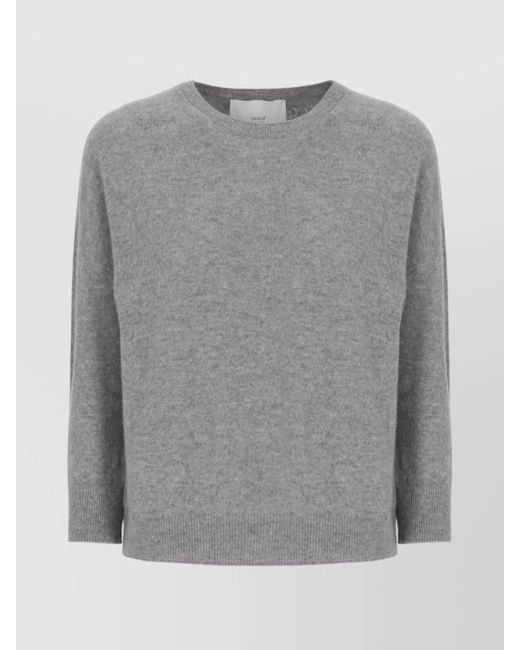 Vanisé Long Sleeve Cashmere Sweater in Grey | Lyst UK