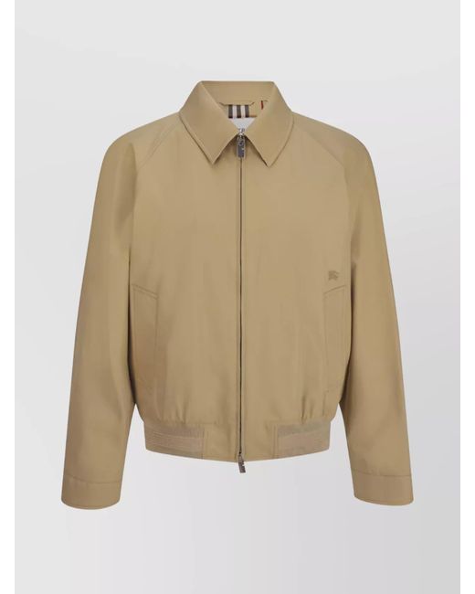 Burberry Cotton Jacket Monochrome Pattern in Natural for Men | Lyst