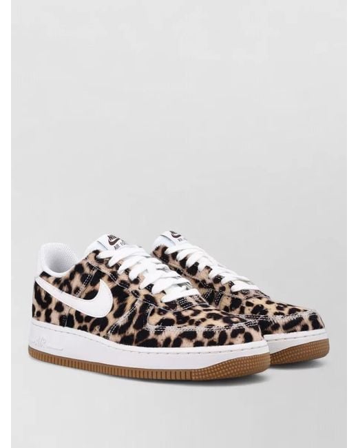 Nike Air Force One 07 Leopard Sneakers in White | Lyst UK