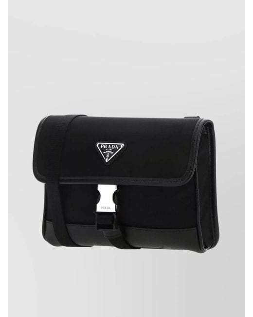 Prada Rectangular Re-Nylon Phone Case in Black for Men | Lyst UK