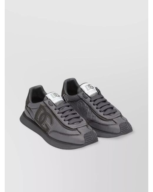 Dolce & Gabbana Cushion Nylon Sneakers Rubber Sole in Grey for Men ...
