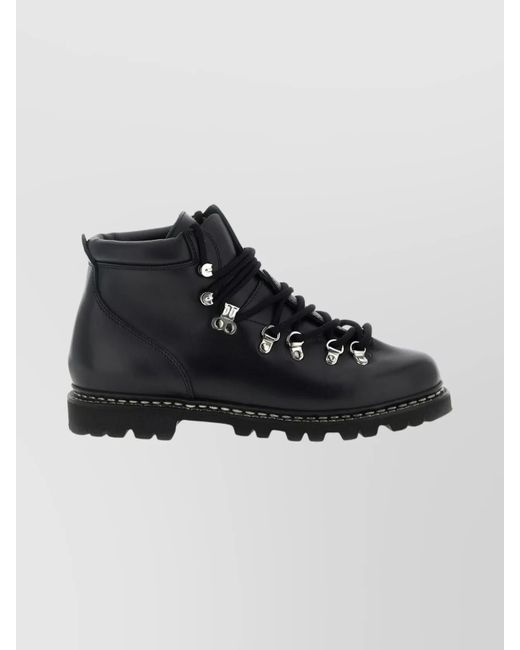 Paraboot Chunky Sole Round Toe Ankle Boots in Black for Men | Lyst UK