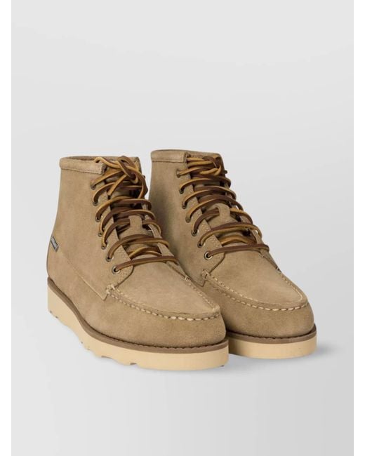 Sebago "Suede Mid Tala" Lace-Up Boots in Natural for Men | Lyst