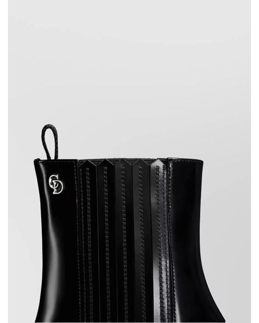 Dior Ankle Boots With Block Heel And Elastic in Black | Lyst UK