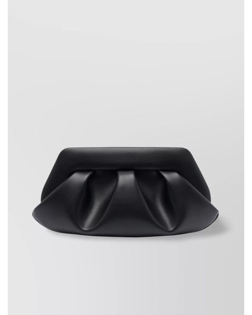 THEMOIRÈ Pleated Rectangular Shoulder Bag With Detachable Strap in ...