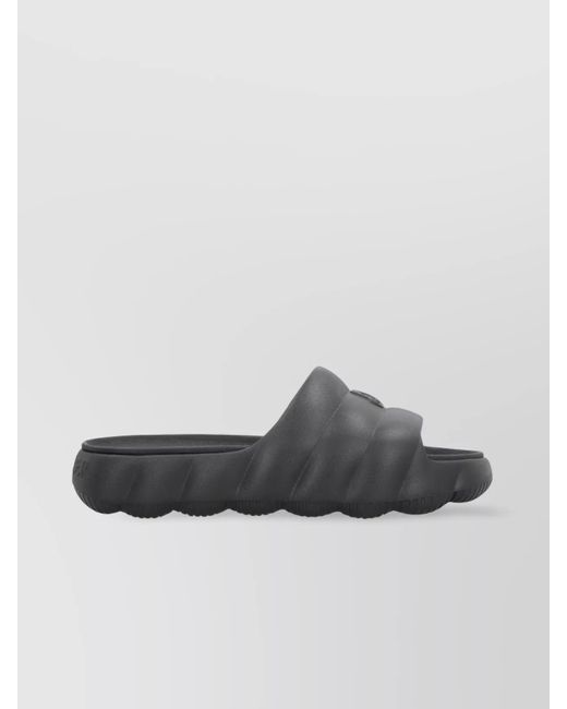 Moncler Rubber Slides With Eva And Textured Sole | Lyst UK