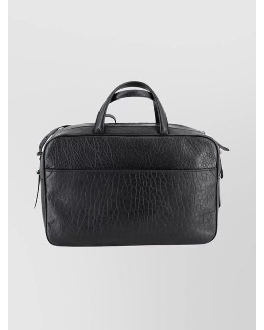 Weekend by Maxmara Spacious Nappa Leather Cross-Body Satchel in Black ...