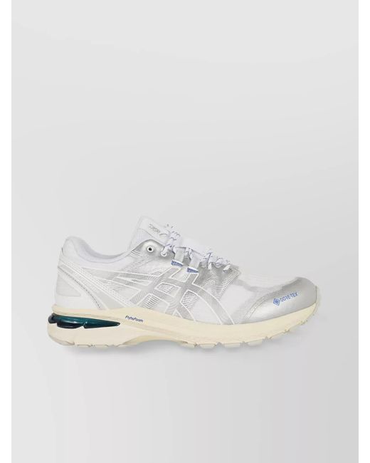Asics Gtx Mesh Rubber Sole Sneakers in White for Men | Lyst