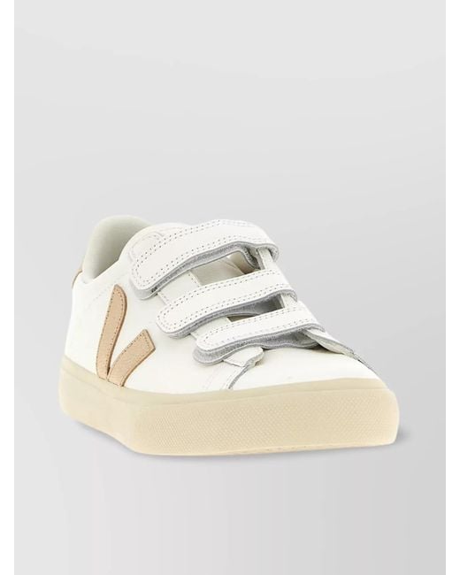 Veja Sneakers Heel Tab Rubber Sole in Natural | Lyst UK