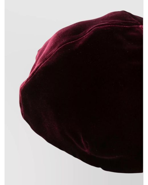 Emporio Armani Velvet Soft Texture Casual Hat Collection in Red | Lyst UK