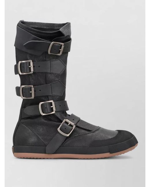 Vivienne Westwood Leather High-Top Animal Pirate Boots in Black | Lyst