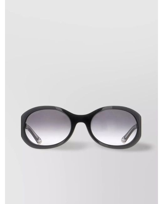 Gucci Acetate Sunglasses With Gradient Lenses And Oval Frame in ...