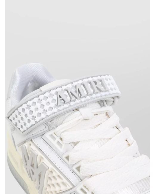 Amiri Skyline Low Sneakers Perforated Toe Rubber Sole in White for Men ...