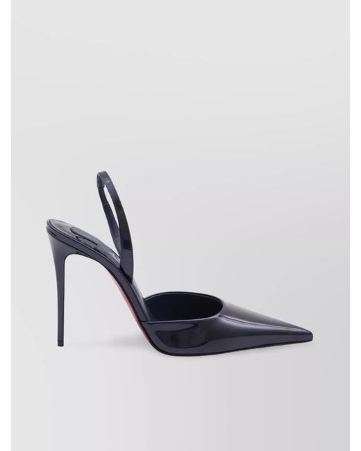 Christian Louboutin Kate Max O Sling Slingback Pumps in Gray | Lyst