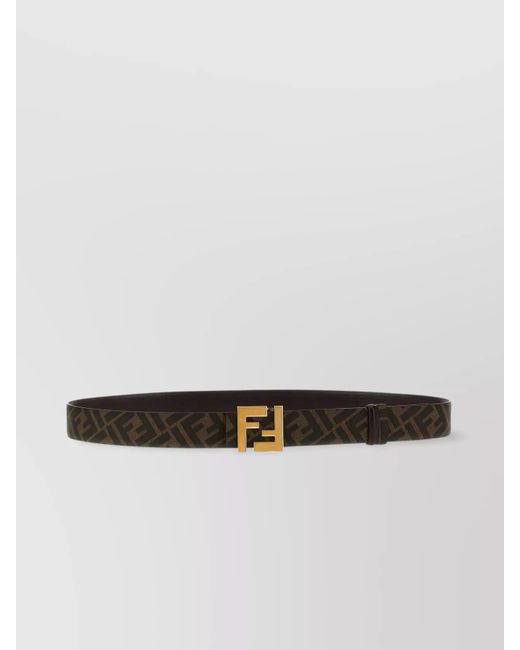 Fendi Adjustable Fit Reversible Belt in White for Men | Lyst