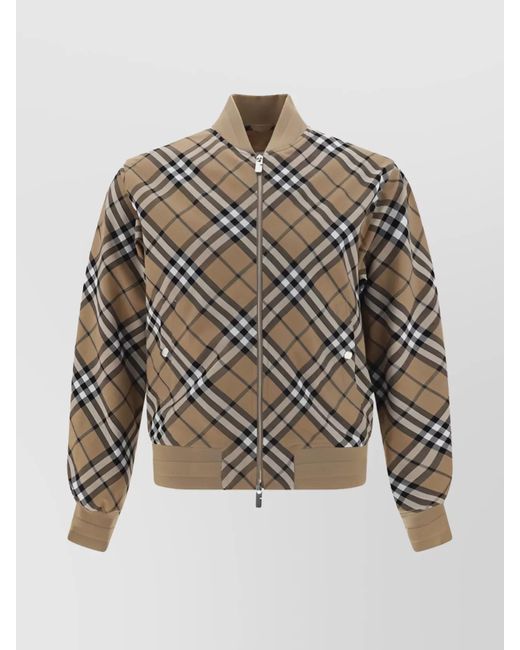 Burberry Archive Check Bomber Jacket for Men | Lyst UK