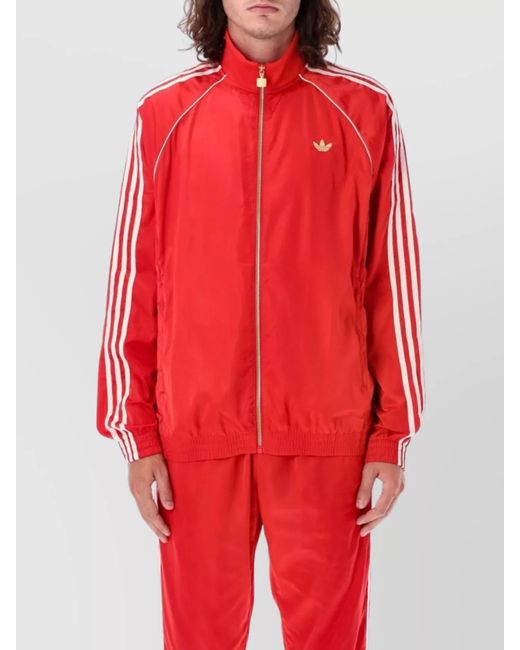 adidas Originals Nindig Tracktop Jacket Elastic Cuffs in Red for Men | Lyst