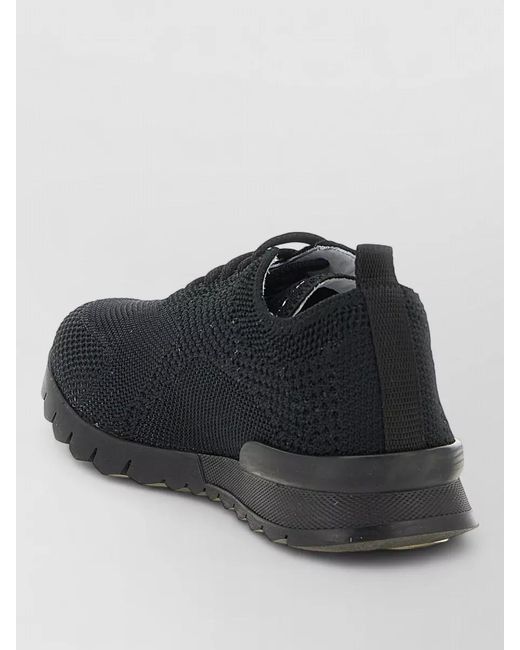 Kiton Fitb Mesh Sneakers Rubber Sole Pull Tab in Black for Men | Lyst UK
