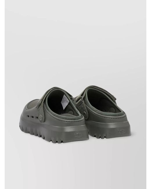 UGG Sandals Featuring Perforated Design in Grey | Lyst UK