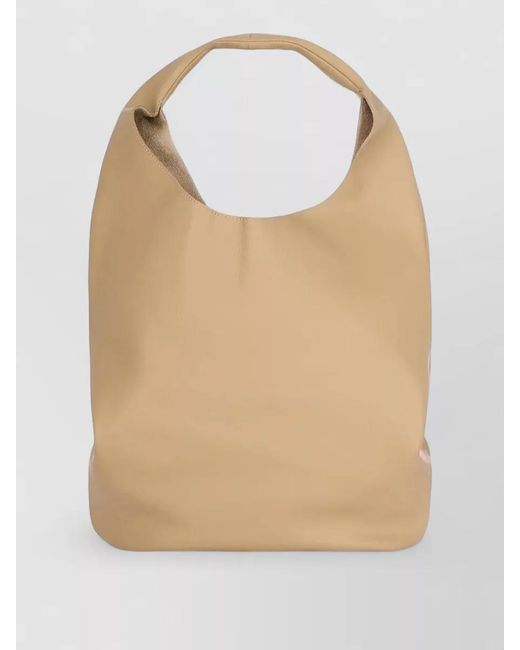 A.P.C. Le Neige Slouchy Textured Handle Tote Bag in Natural | Lyst UK