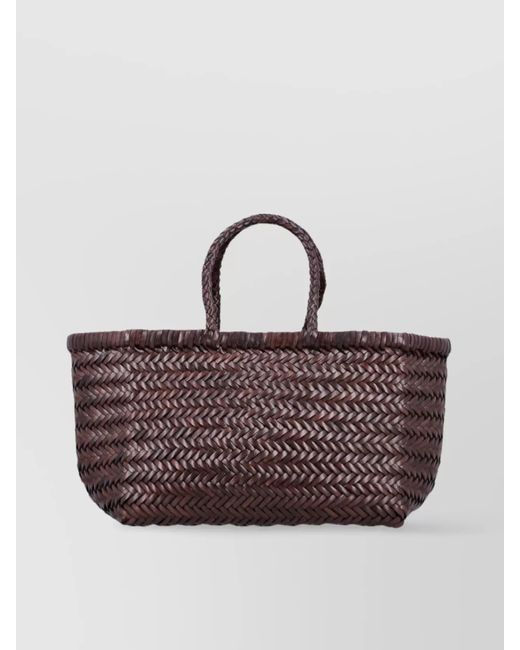 Dragon Diffusion Small Bamboo Triple Jump Tote Bag in Brown | Lyst