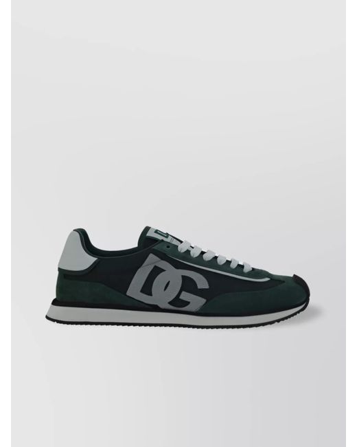 Dolce & Gabbana Sneakers Calfskin Extended Toe in Black for Men | Lyst