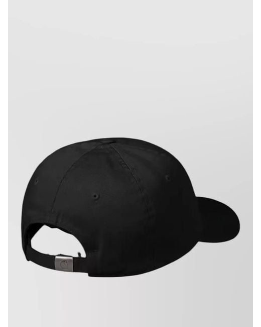Carhartt Cotton Baseball Cap Curved Brim Design in Black for Men | Lyst UK