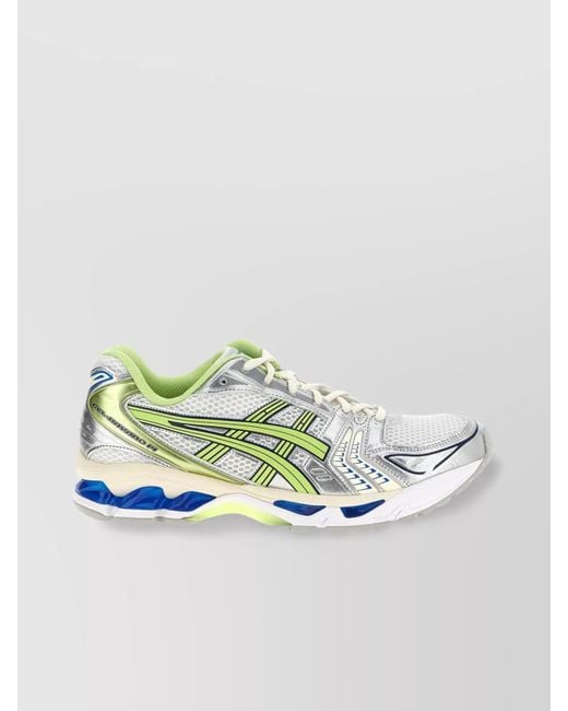 Asics 14 Mesh Reflective Sneakers in Green | Lyst UK