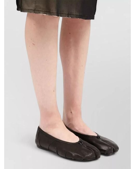 Maison Margiela New Ballerina Shoes Split Toe in White | Lyst UK