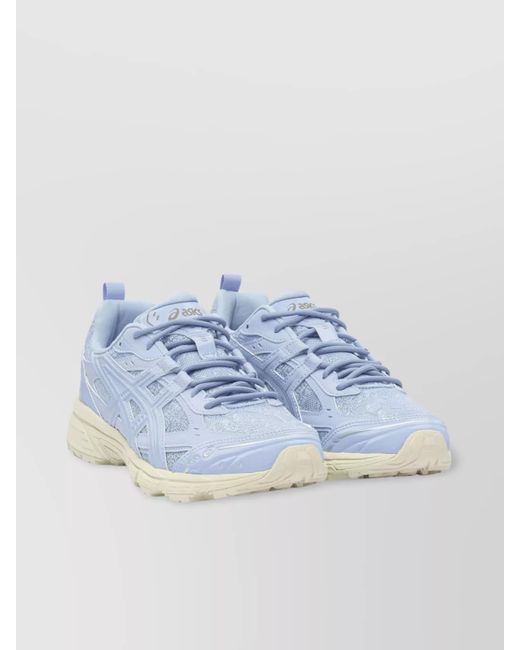 Asics Mesh Panel Slip-On Sneakers With Textured Sole in Blue for Men ...