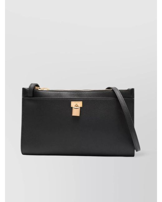Tom Ford Rectangular Shape-Tone Hardware Padlock Mini Bag in Black | Lyst