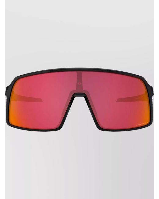 Oakley Rectangular Sunglasses Lenses in Red | Lyst