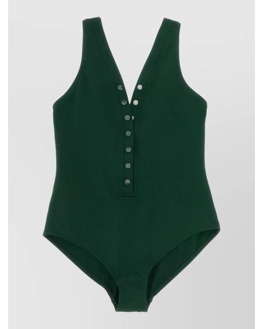 Eres Icône One-Piece Swimsuit in Green | Lyst UK