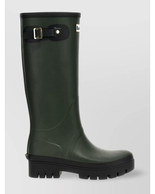 Barbour 'Alpine' High Shaft Buckle Boots in Green | Lyst