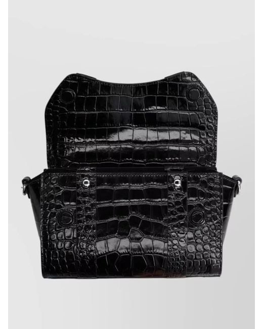 Vivienne Westwood Kimmy Crossbody Bag Crocodile Texture Hardware in ...