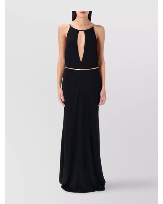 Tom Ford Sable + Chain Evening Dress in Black | Lyst