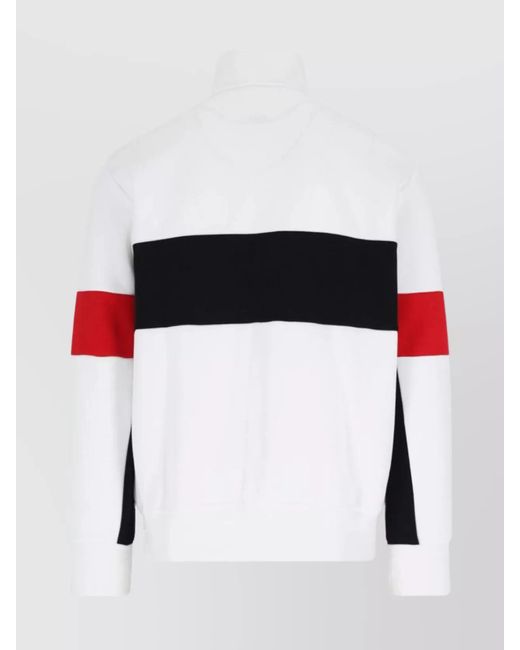 Polo Ralph Lauren Block Design High Collar Sweatshirt With Pockets in ...