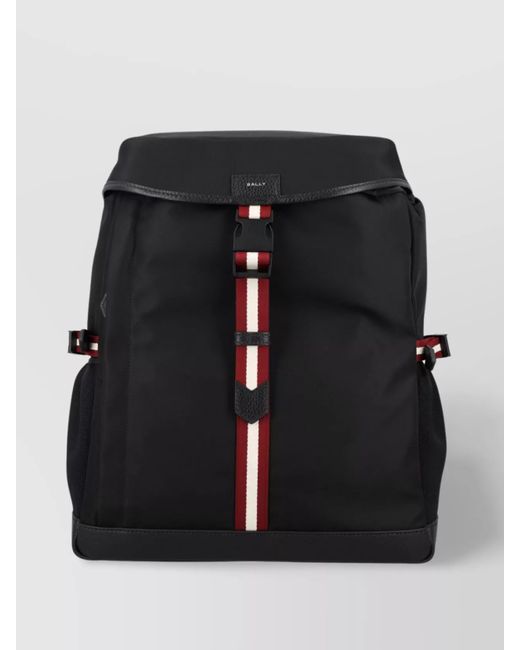 Bally Functional Sporty Backpack Stripes in Black for Men | Lyst