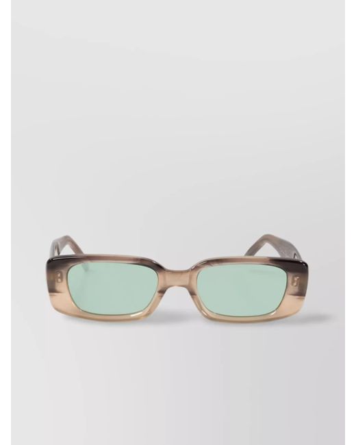 Our Legacy Sunglasses Rectangular Frame Thick Temples in Green for Men ...