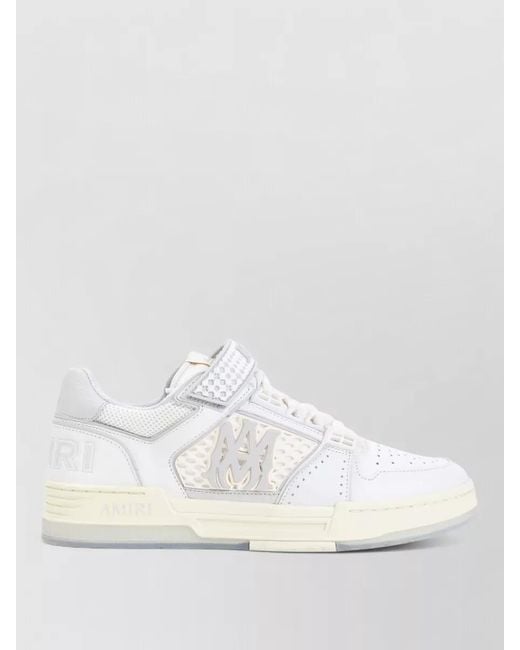 Amiri Skyline Low Sneakers Perforated Toe Rubber Sole in White for Men ...