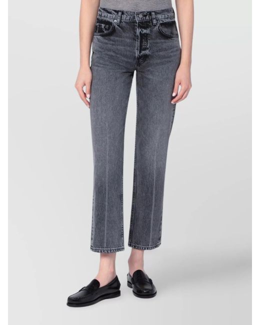 Anine Bing Kate Jeans Steel in Blue | Lyst UK