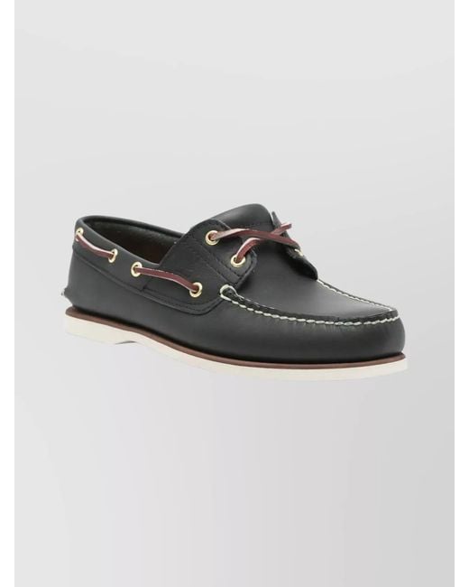 Timberland Boat Shoes With Contrast Stitching And Eyelet Detailing in ...