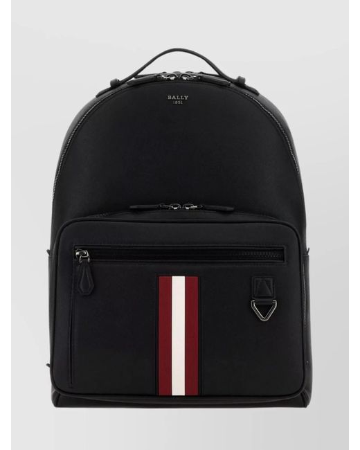 Bally Padded Straps Maverick Leather Backpack in Black for Men | Lyst