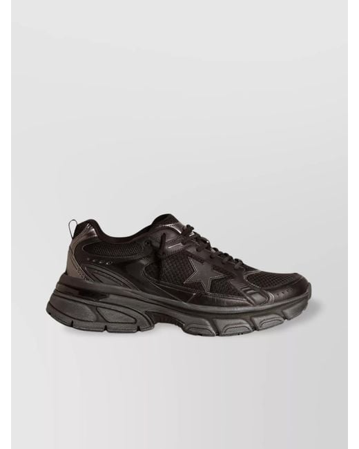Golden Goose Starlight Panelled Mesh Sneakers in Black | Lyst UK