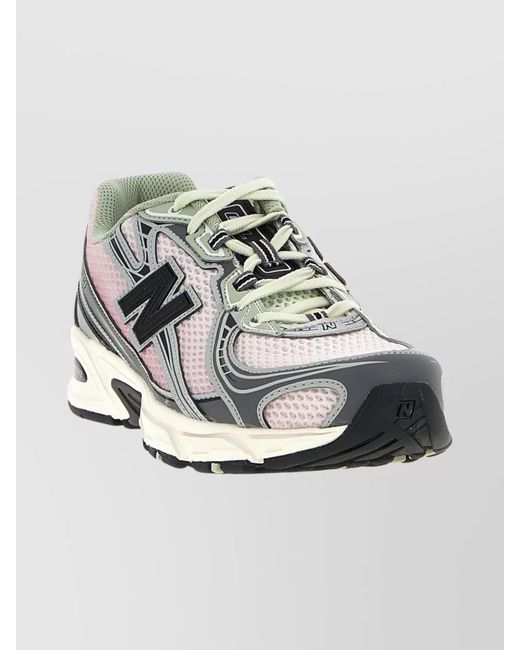 New Balance Lightweight Mesh And Rubber Sneakers in Metallic | Lyst