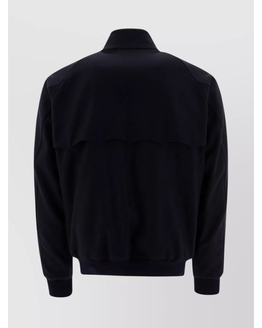 Baracuta Buttoned Collar Jacket Ribbed Cuffs in Blue for Men | Lyst UK